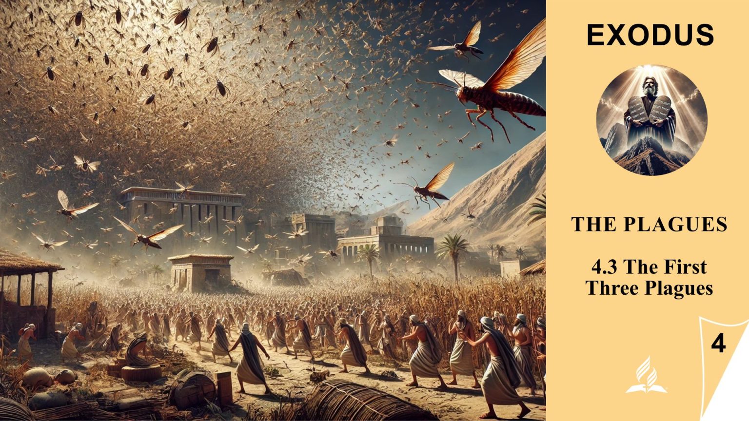 Lesson 4.The Plagues | 4.3 The First Three Plagues | EXODUS | LIVING ...