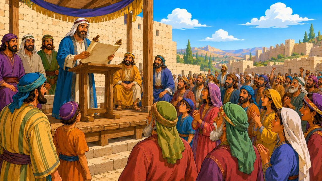 🧒📚 Bible Stories to Marvel At | 11.06.2026 | 🏰 Nehemiah | 📖 Chap.8 – A ...
